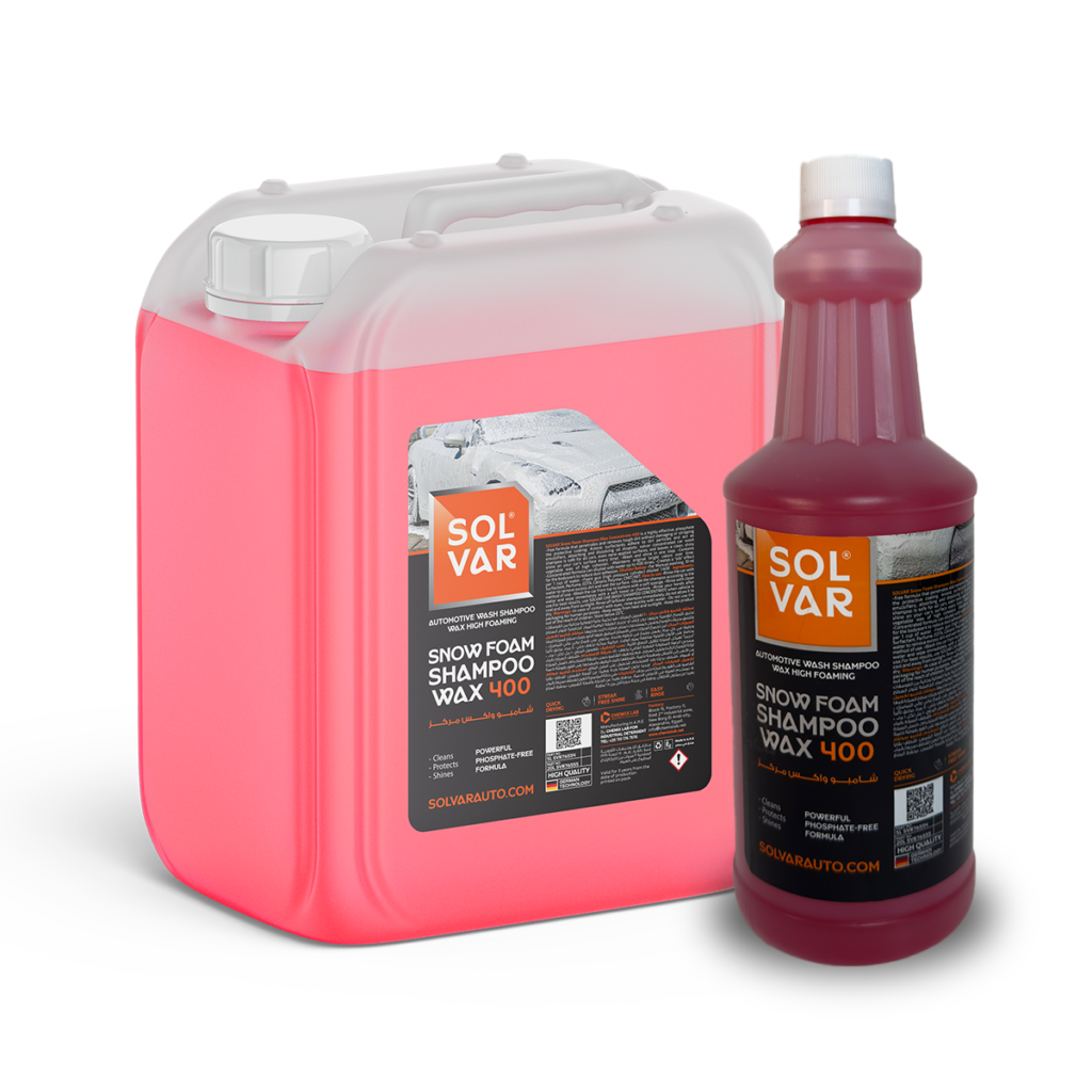 SOLVAR Snow Foam Car Wash Shampoo Wax 400 – High Foaming Shampoo